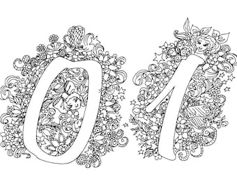 Zentangle alphabet | Etsy