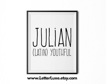 Julian | Etsy