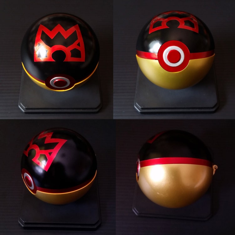 Team Magma Ball Pokeball lighted up Pokemon by WindCustoms