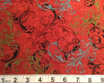 Rust color fabric | Etsy