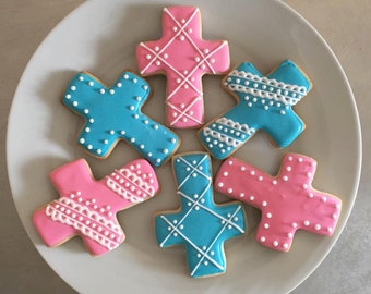 Cross sugar cookies | Etsy