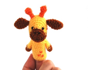 Animal finger puppet | Etsy