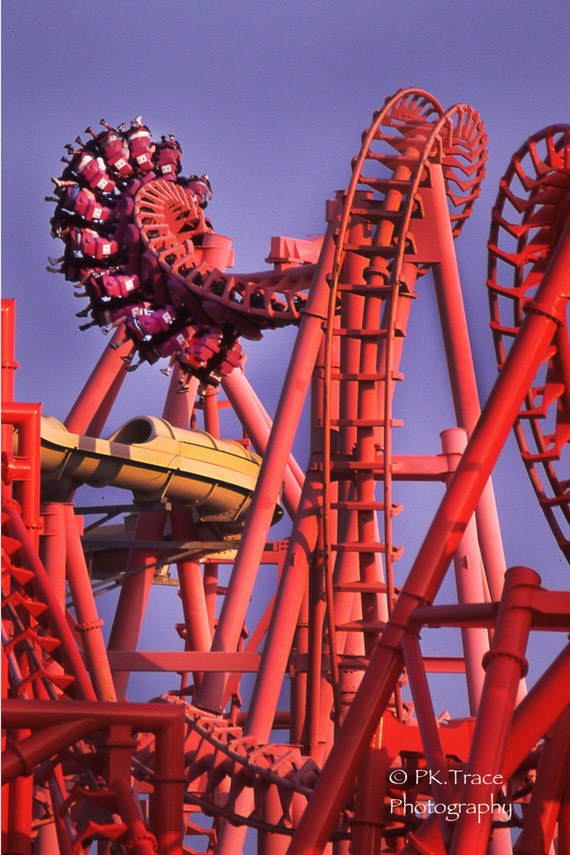 Red Roller Coaster..A