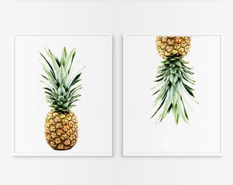 Pineapple poster | Etsy