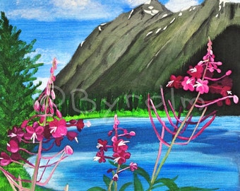 Alaskan fireweed | Etsy