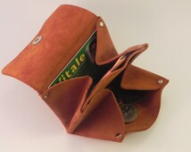 Unique leather coin purse related items | Etsy