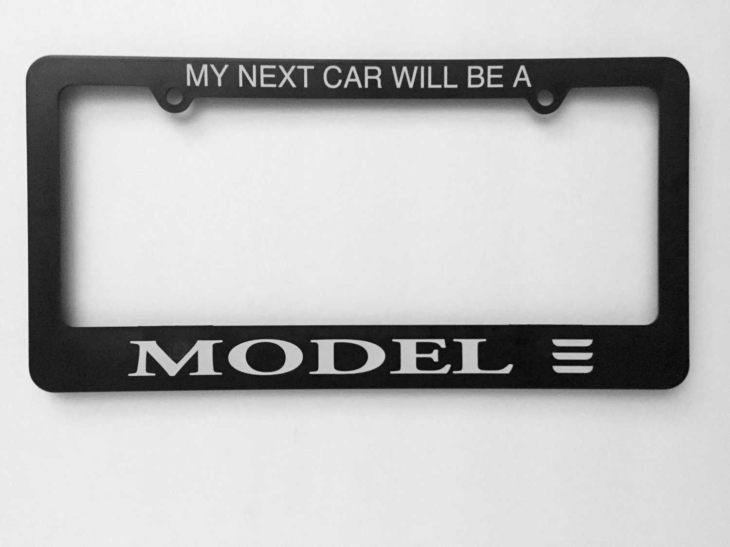 Tesla Model 3 License Plate Frame Cover by HelixInfinity on Etsy