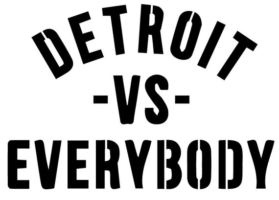 Detroit vs Everybody | Custom Stencil | Custom Stencils | Multiple ...