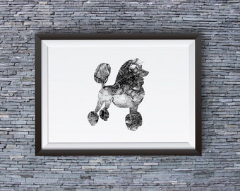 Abstract poodle | Etsy