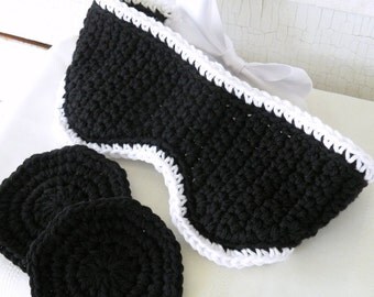 Crochet sleep mask | Etsy