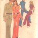 1970s Simplicity 9596 Misses Groovy JUMPSUIT Pattern by mbchills
