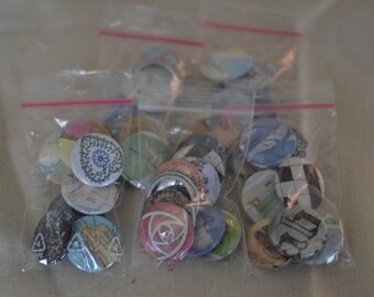 Items similar to Grab Bag 10 Pinback buttons on Etsy