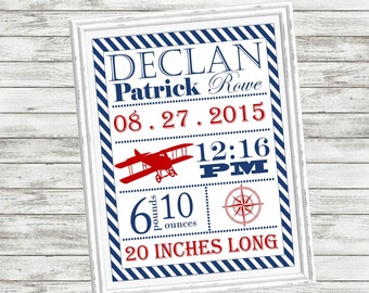 Baby birth facts | Etsy