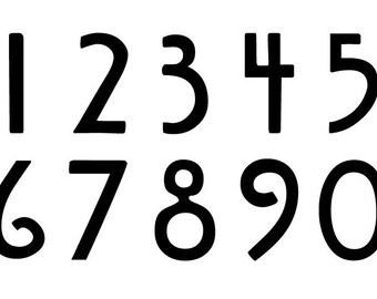 Set of 2 Rustic House Numbers or Letters / 2 by RusticaOrnamentals