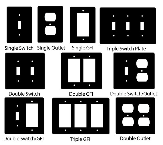Switch Plate Cover Faces Made to Order