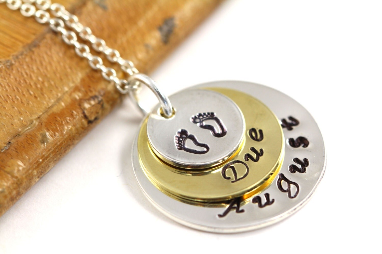 Due Date Necklace Pregnancy Jewelry Gift for Expecting