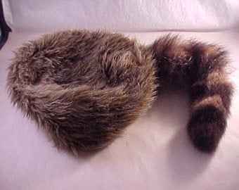 Coonskin hat | Etsy