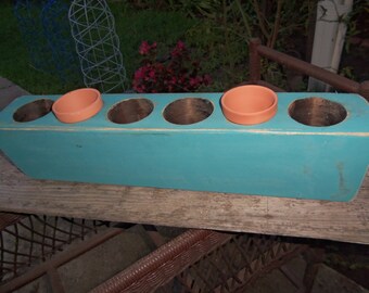 6 Hole Solid Wood Sugar Mold Mexico Pilloncillo Rustic