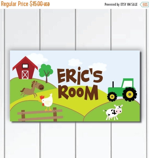 On SALE this week Personalized Boys Door Sign by KidODesignStudio