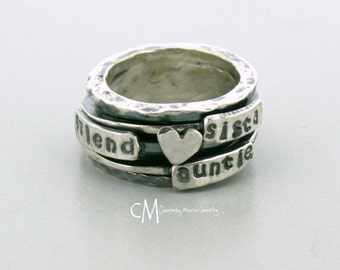 Moving parts ring | Etsy