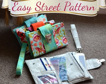 Wallet pattern sewing your own purse . Pick A by ChrisWDesigns