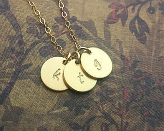 Nana Necklace // Personalized Jewelry // by GracefullyMadeStudio