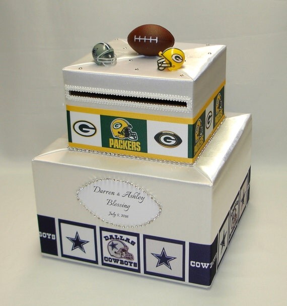 Sport theme Card Box and matching Guest Book and Pen-any sport