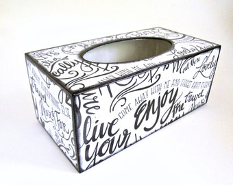 Unique tissue box | Etsy
