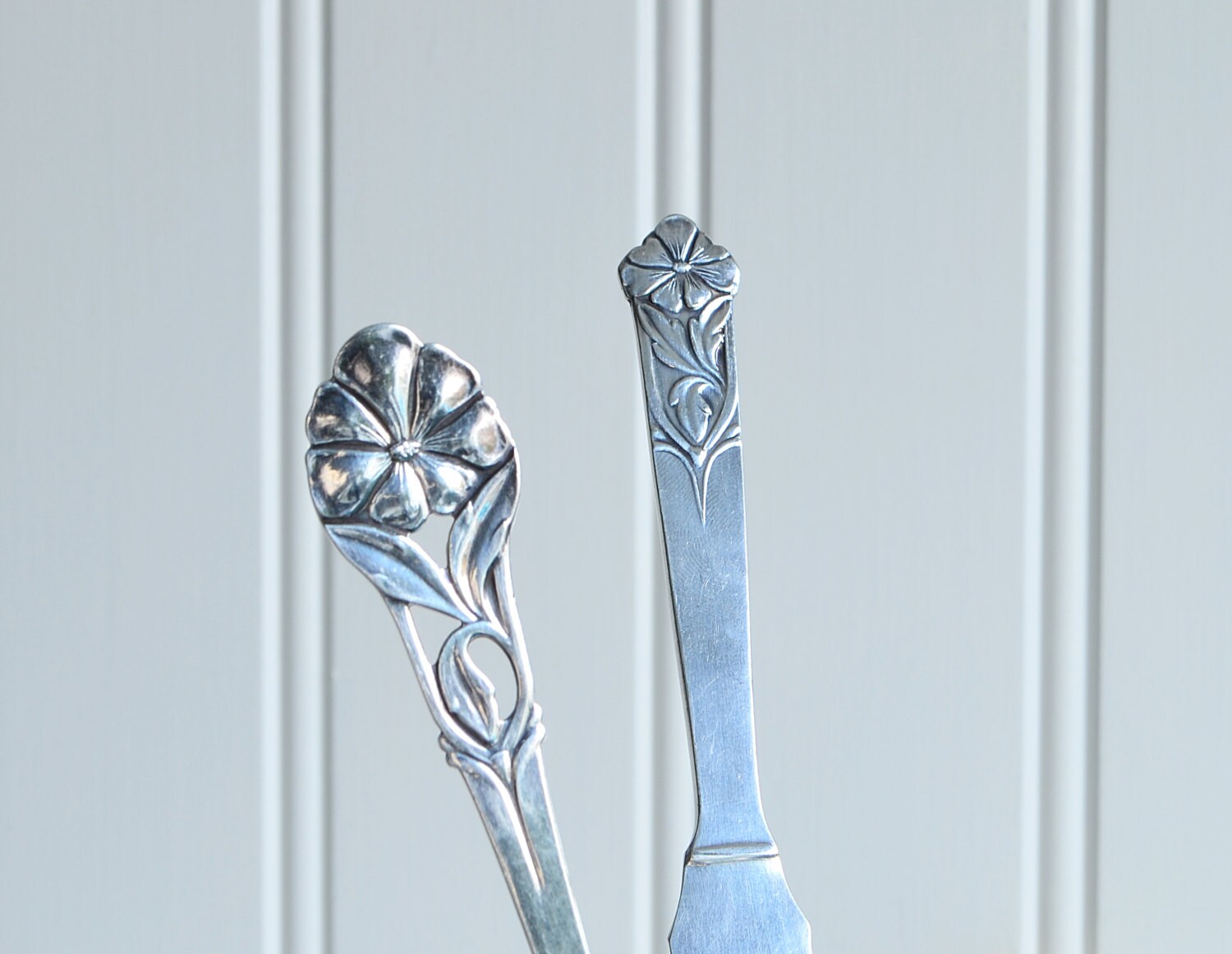 Cake cutting set, vintage Swedish pie and cake knife and fork ...