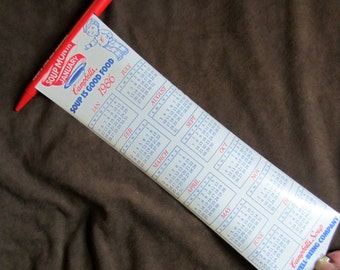 1980s calendar | Etsy