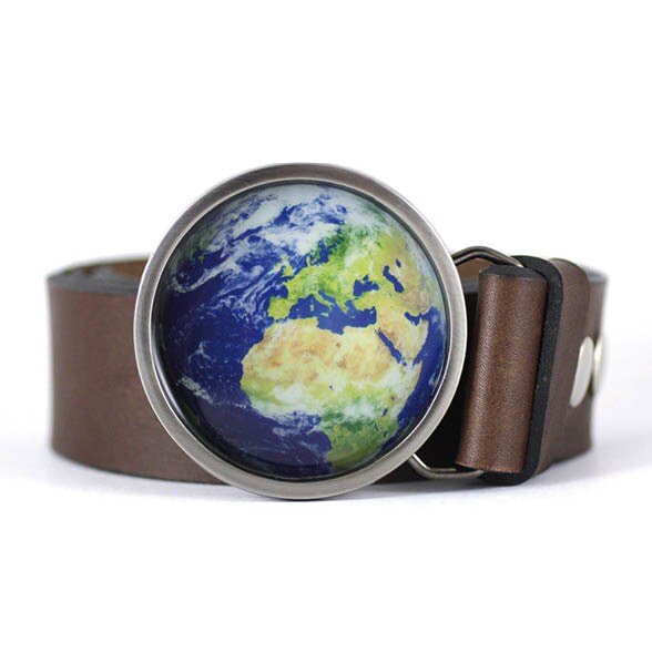 Planet Earth Belt Buckle Globe belt buckle Nature belt