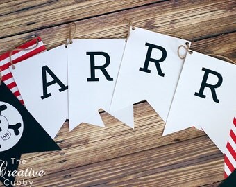 Pirate banner | Etsy