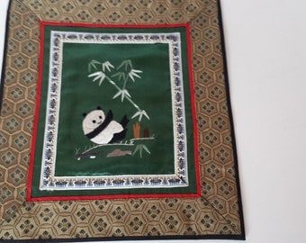 Panda embroidery | Etsy