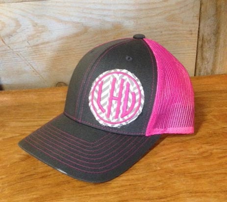 Monogramed Patch Trucker Hat