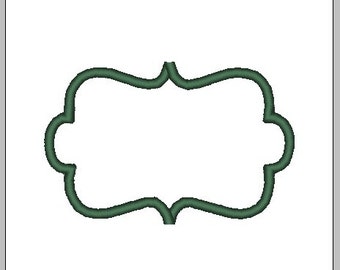 Fancy shape outlines | Etsy