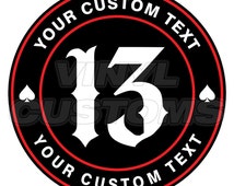 Unique lucky 13 motorcycle related items | Etsy