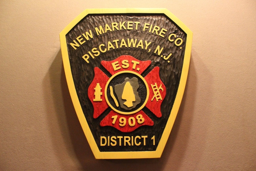 CUSTOM WOOD SIGNS Fire Dept Signs Firefighter Signs