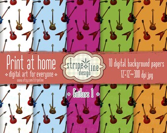 Guitar clipart | Etsy