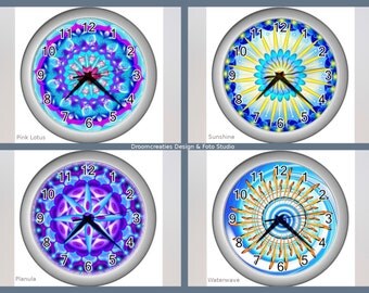 Mandala clock | Etsy