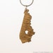 Kentucky Wooden Keychain KY State Keychain Wooden Kentucky