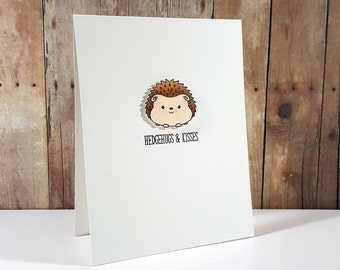 Hedgehog card | Etsy