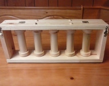 Unique wooden bobbin holder related items | Etsy