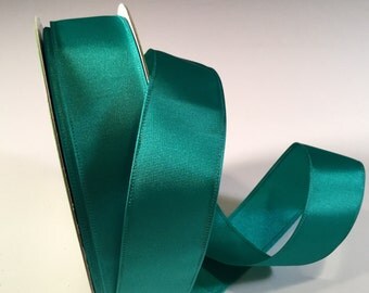 Teal wired ribbon | Etsy