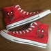 Chibi Deadpool Custom Shoes by ArtScribbles on Etsy