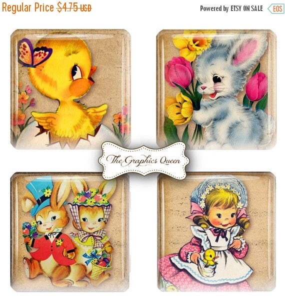 80% off SaLe Vintage Easter Decor Digital by DigitalCollageClub