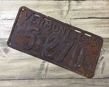 Unique old license plate related items | Etsy