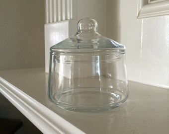 Antique candy jar with lid | Etsy