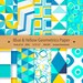 Colourful Geometrics Digital Paper Colorful Geometric 12x12