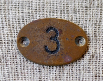 Brass door plaques | Etsy