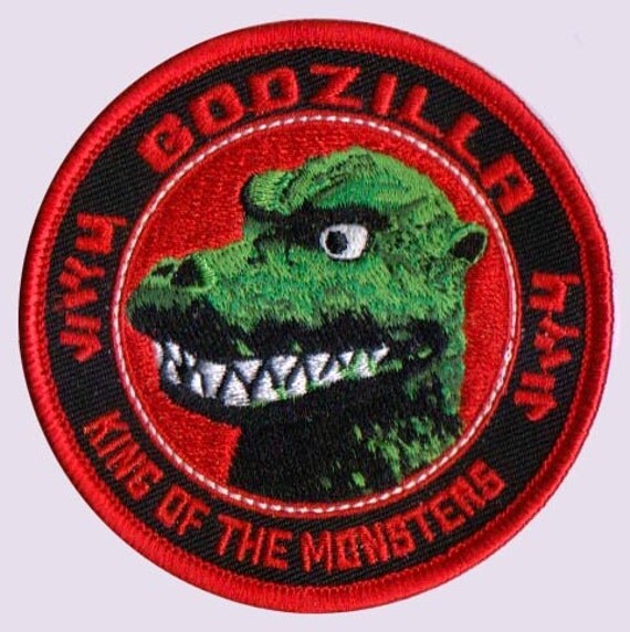 Godzilla KOTM patch by BxEButtons on Etsy